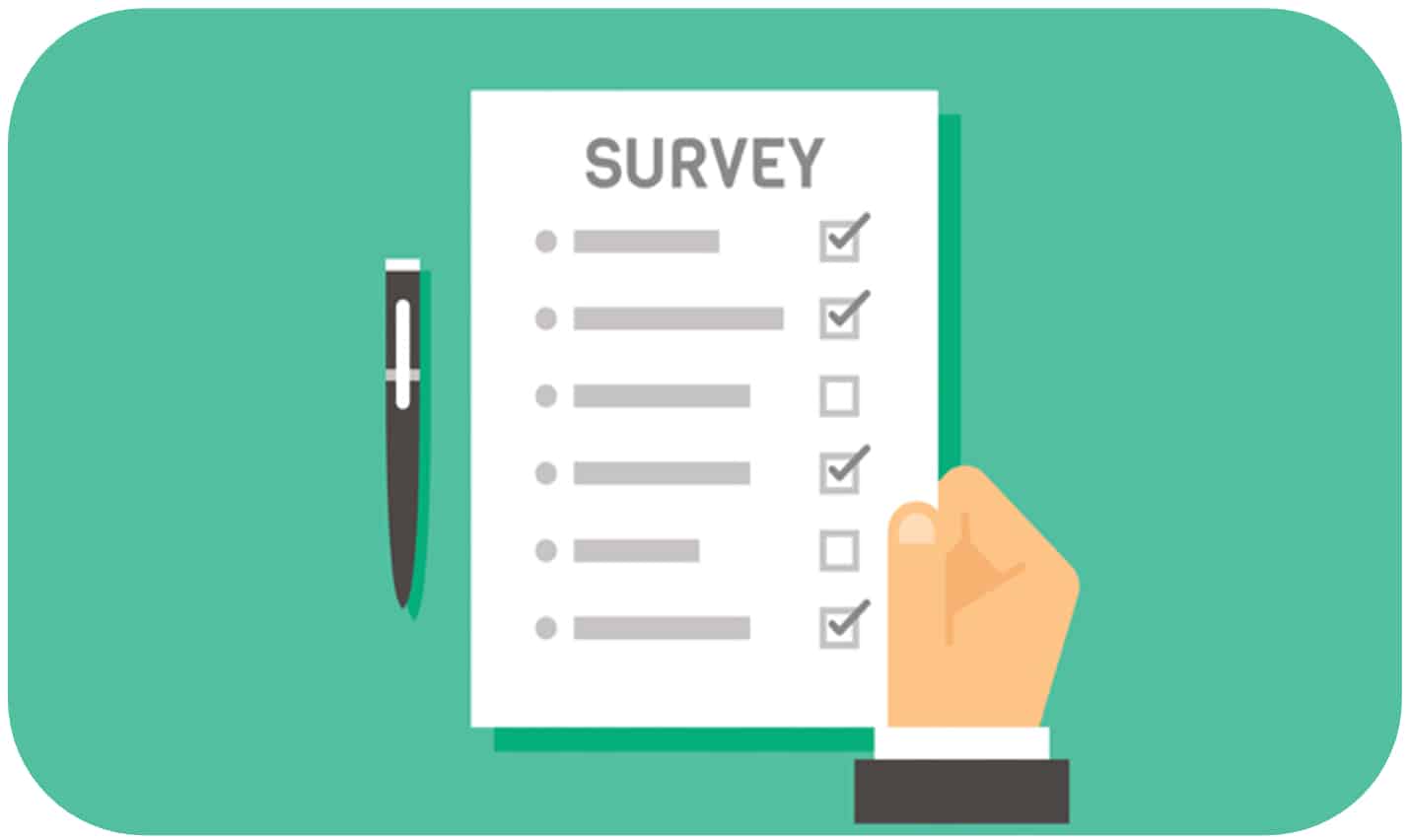 Meeting reporting requirements with a survey, how?